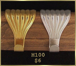 Elegant Picture Hangers and Paraphernalia - Picture Rail Hooks